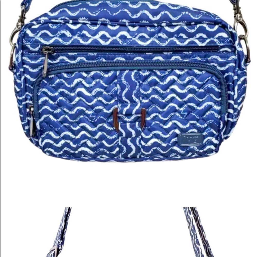 Lug Carousel Blue Wavy Bag (New) - Gem